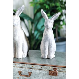 Grey Polystone Farmhouse Garden Sculpture 18 x 5 x 7 - 5 x 7 x 18 - Bed ...