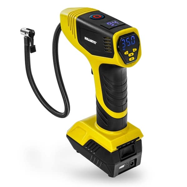 BULLSEYE Pro 150 PSI Cordless Handheld Rechargeable Tire Inflator with ...