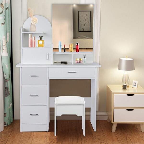 Dressing table square mirror store