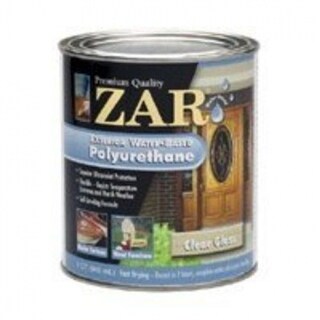 Zar 32712 Exterior Water-Based Polyurethane, Satin, Quart - Bed Bath ...