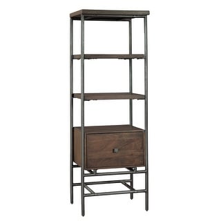Office at Home 3-shelf Media Bookshelf with Drawer - Bed Bath & Beyond ...