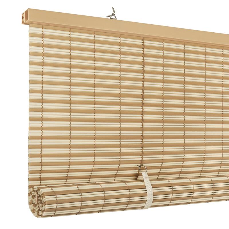 Porch & Den Longbow Vinyl Cordless Roll-up Veranda Blind - Overstock ...