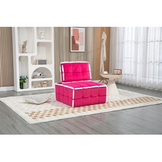 Deep Seat Oversized Chairs Lazy Sofa Leisure Barrel Chairs Upholstered ...