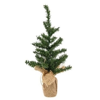 Mini Pine Tree with Burlap Base 9" - 9” high - Bed Bath & Beyond - 36930070