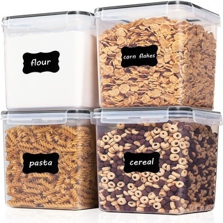 4 Pieces Food Storage Containers 4.3L / 145.4oz - Bed Bath & Beyond ...