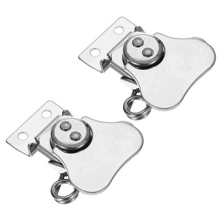 Spring Loaded Small Butterfly Steel Twist Latch and Keeper Toggle Clamp ...