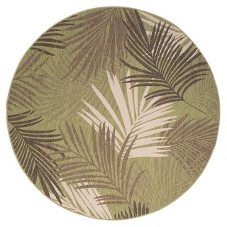 GAD Greek Key High Quality Indoor Outdoor Area Rug Brown - Bed Bath ...