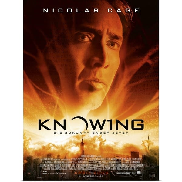 "Knowing - Movie Poster - German" Poster Print - Multi - Bed Bath ...