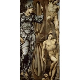 The Wheel Of Fortune by Sir Edward Burne-Jones Figures Art Print - Bed ...