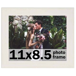 11x8.5 Frame White Wash Picture Frame - Complete Modern Photo Frame ...