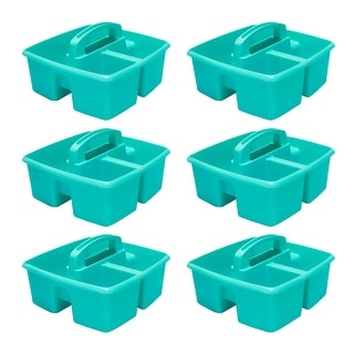 Storex Small Caddy, Teal, Pack of 6 - Bed Bath & Beyond - 39180745