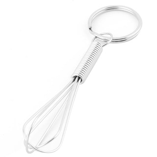Kitchen Stainless Steel Handhold Hanging Ring Decor Egg Mixer Beater ...