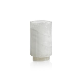 Trapani Polished Alabaster Stone Wine Cooler - 4.75" x 8.25" - Bed Bath ...