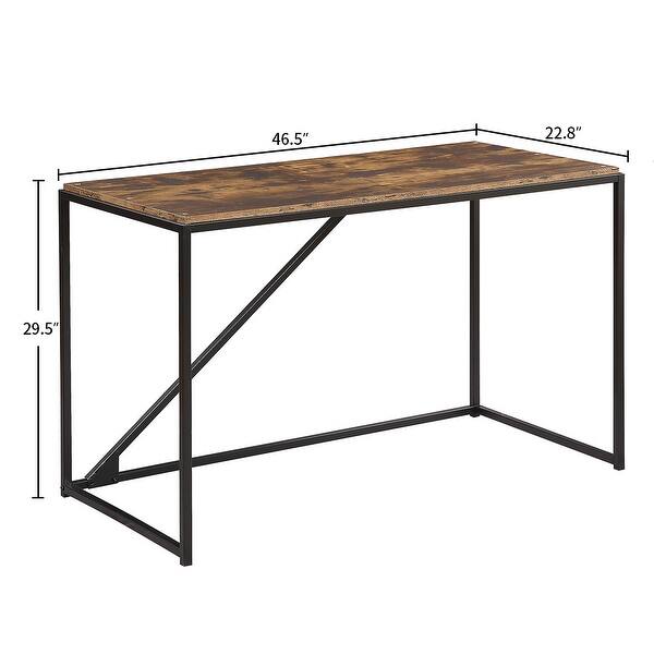 46-Inch Computer Desk With Metal Frame - Bed Bath & Beyond - 35684926