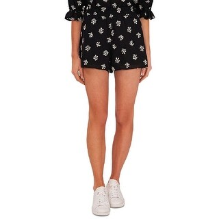 CeCe Women's Floral Embroidered Shorts Black Size Small - Bed Bath ...