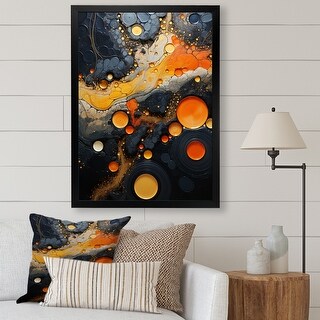 Designart "Geyser Geothermal Wonders Collage III" Geyser Framed Canvas ...