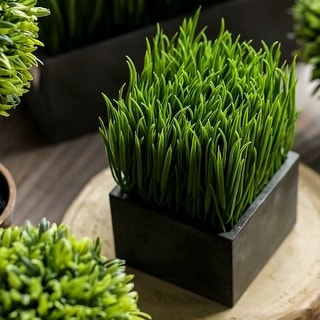 RusticReach Faux Grass in Black Pot - Bed Bath & Beyond - 41144784