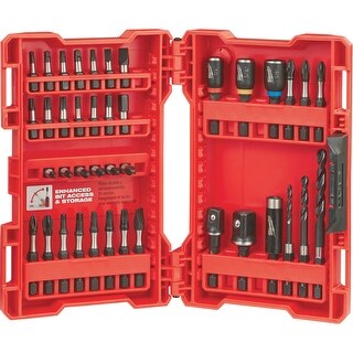 Milwaukee Electric Tool 40-Piece Shockwave Impact Duty Drill and Drive ...