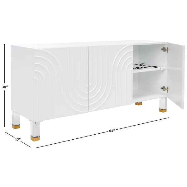 SAFAVIEH Couture Saturn Wave Acrylic Sideboard - Bed Bath & Beyond ...