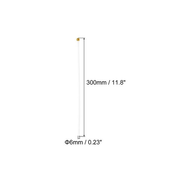 Plastic Flag Flagpole Mini 300mm x 6mm for DIY Flag Party Celebration ...