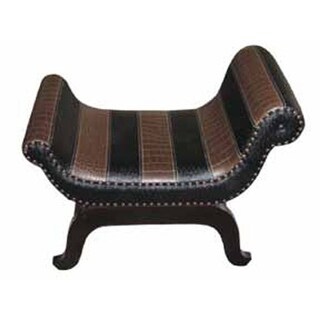 Sleigh Bench (Striped Faux Croc) - Bed Bath & Beyond - 34231413