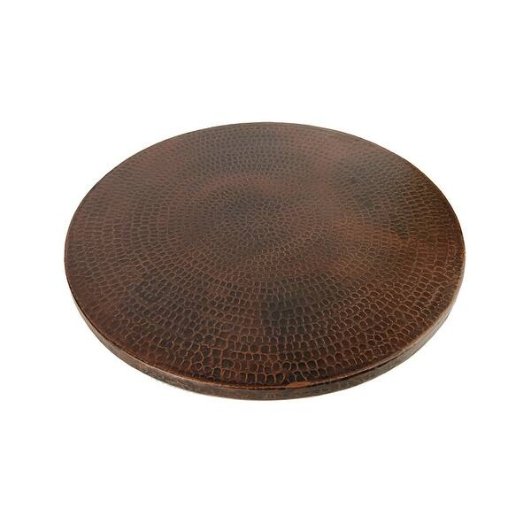 18-in Hammered Copper Lazy Susan in Oil Rubbed Bronze (LS18DB) - Bed ...