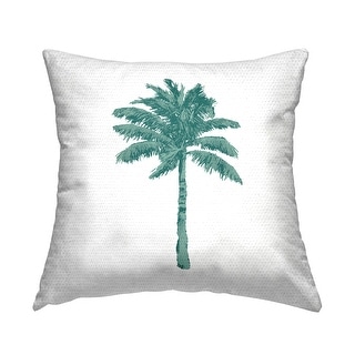 Stupell Modern Palm Trees Tropical Printed Outdoor Throw Pillow Design ...