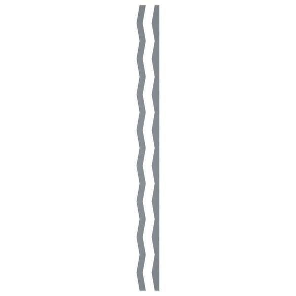 Eastport Adjustable Acrylic Decorative Slat Wall Panel Kit (contains 44 ...
