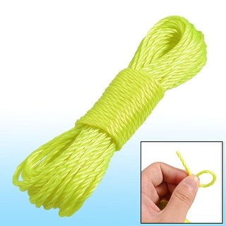 9.4M 30.8Ft Length Yellowgreen Nylon Clothes Rope Line Clothesline ...