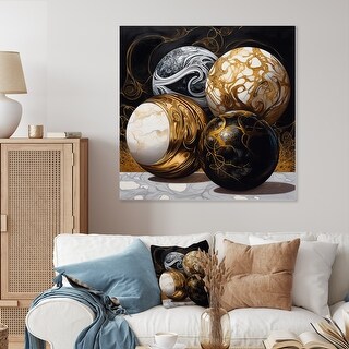 Designart "Gold Fragmented Forms" Cubism Metal Wall Decor - Bed Bath ...