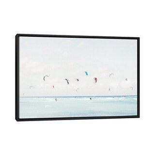 iCanvas "Kite Surfing" by Gal Design Framed Canvas Print - Bed Bath ...