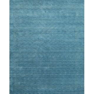 Ahgly Company Machine Washable Contemporary Blue Ivy Blue Area Rugs ...