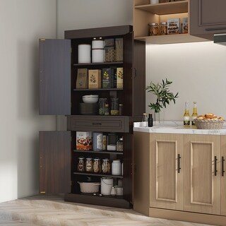 Server Sideboard Bookcase Floor-Standing Cabinet Storage Cabinet - Bed ...