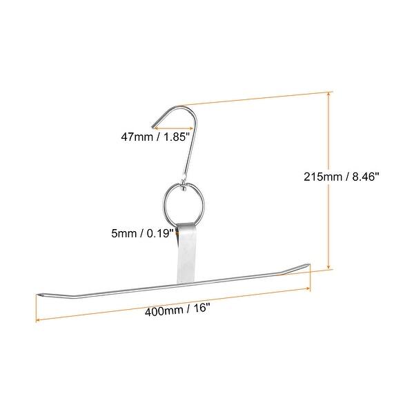 16" Stainless Steel Smoker Hangers, Three-Prong Meats Hooks, 2Pcs ...