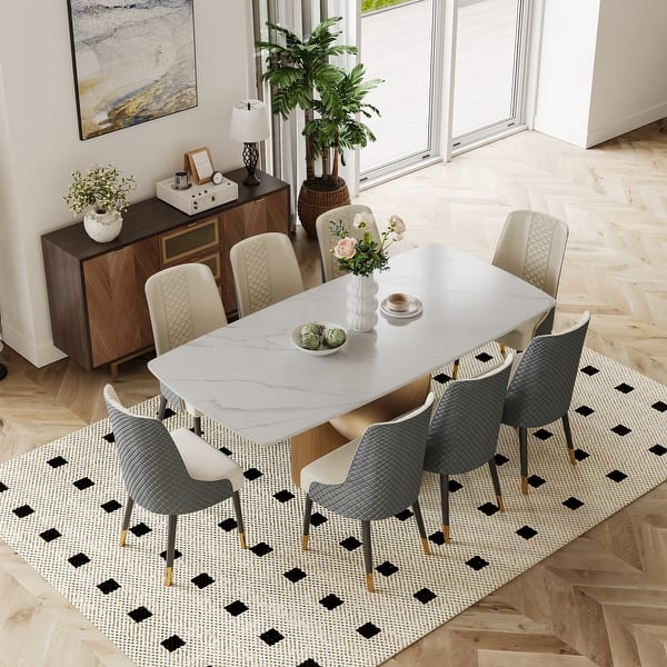 table in dining room