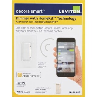 Leviton Apple Home Kit Dimmer R01-DH6HD-1RZ Unit: EACH - Bed Bath ...