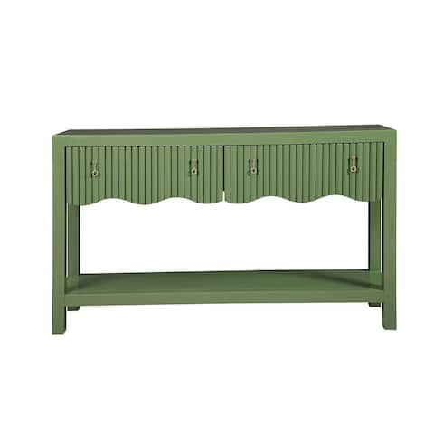Furniture Classics Newcastle 57-inch Narrow Mahogany Console Table ...