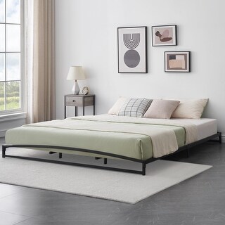6 Inch Full Size Metal Platform Bed Frame - Bed Bath & Beyond - 41258086