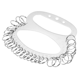 28 Rings Stainless Steel Key Organizer Keyring Holder Management ...