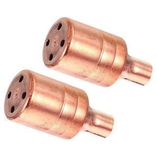 2pcs Copper Liquid Distributor, 1/8 x 3/8 Inch 4 Hole Joints Liquid ...