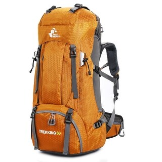 60L Waterproof Hiking Camping Backpack with Rain Cover, Lightweight ...