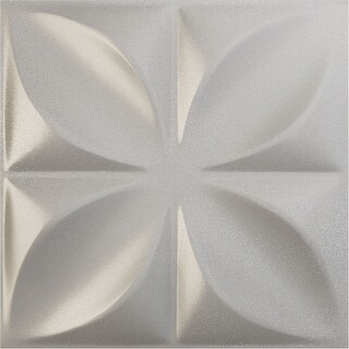 19 5/8"W x 19 5/8"H Alexa EnduraWall Decorative 3D Wall Panel - Bed ...