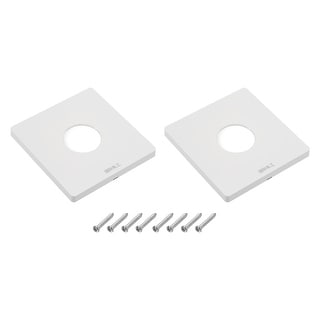 Grommet Wall Plate PC Wall Panel with 1.3 Inch Cable Through White 2 ...