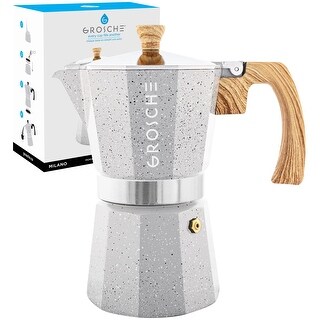 Milano Moka pot, Stovetop Espresso maker, Greca Coffee Maker, Stovetop ...