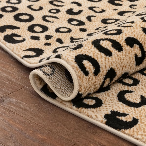 leopard print rug
