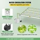 VEVOR White PVC-U Hydroponics Growing System with Water Pump Timer Nest ...