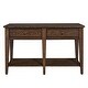 Liberty Furniture Lake House Sofa Table Rustic Brown Oak Accent - Bed Bath & Beyond - 18089974