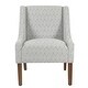HomePop Modern Swoop Accent Chair - Overstock - 17190688