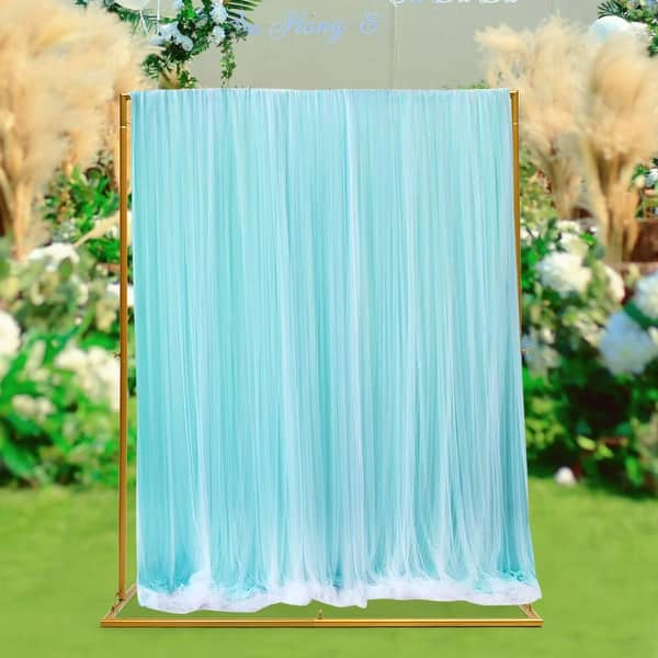 Rectangle Metal Backdrop Stand for Wedding Garden Decorations - Bed ...