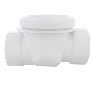 Jones Stephens B04400 4 PVC BACKWATER Valve - White - Bed Bath & Beyond ...